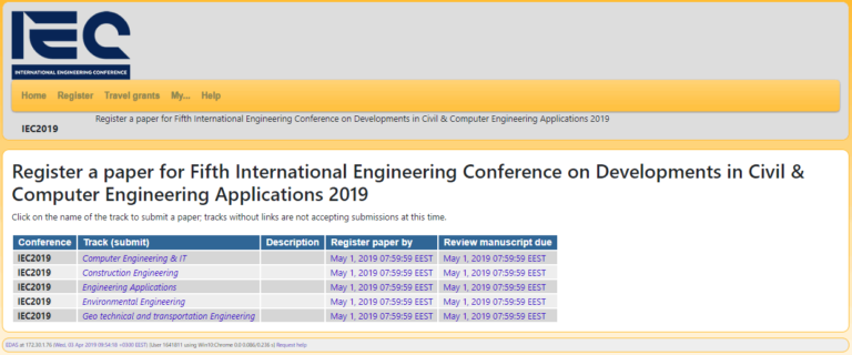 EDAS Submission Steps - IEC TIUIEC TIU